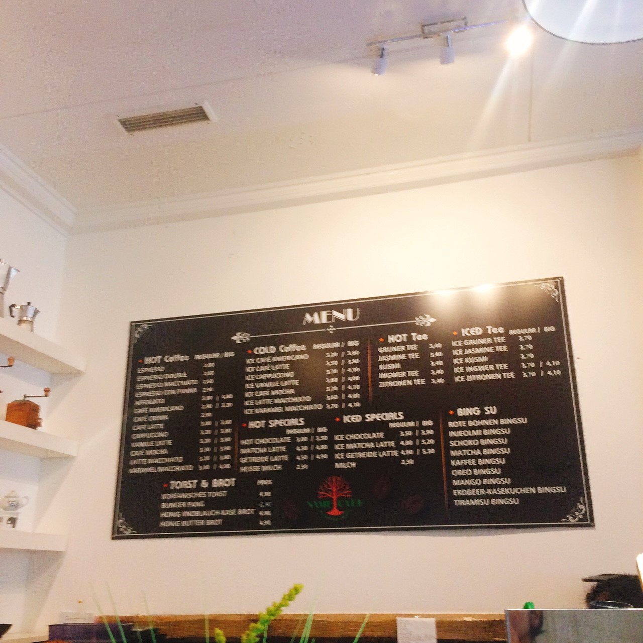 【Namu Cafe】韓国のかき氷ビンスが食べられるデュッセルドルフのナムカフェ｜WIFIもあるよ | タビシタ